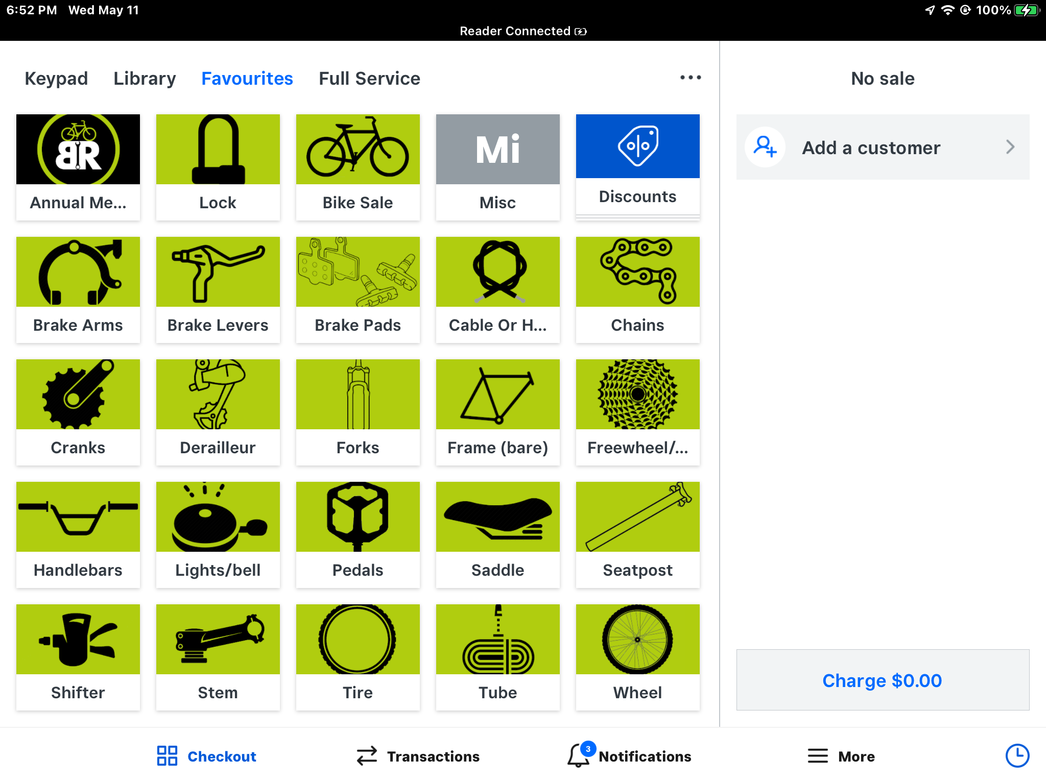 Square App: Basics – Bike Root